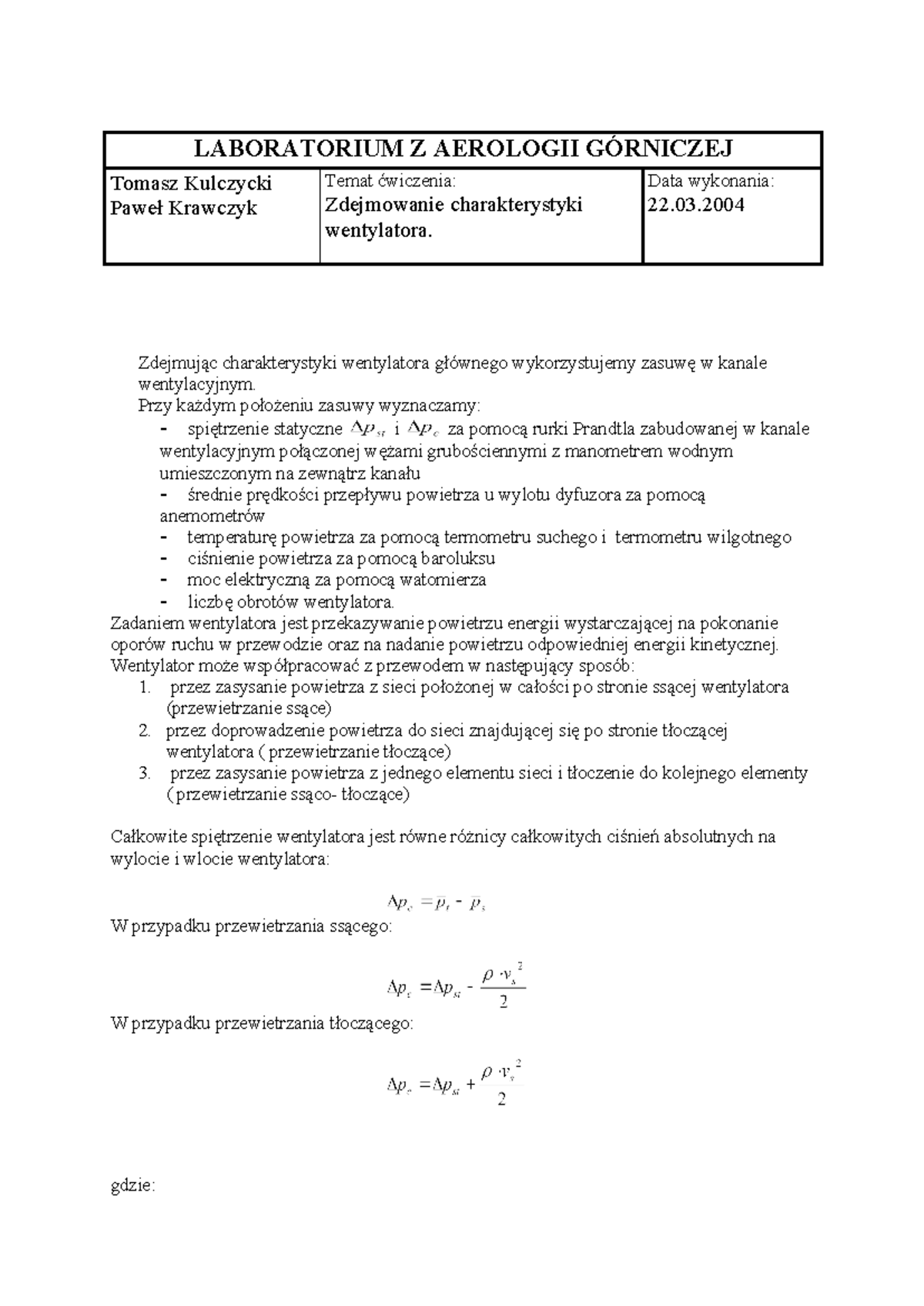 Wentylatory (3)do druku zmienic gestosc - LABORATORIUM Z AEROLOGII ...