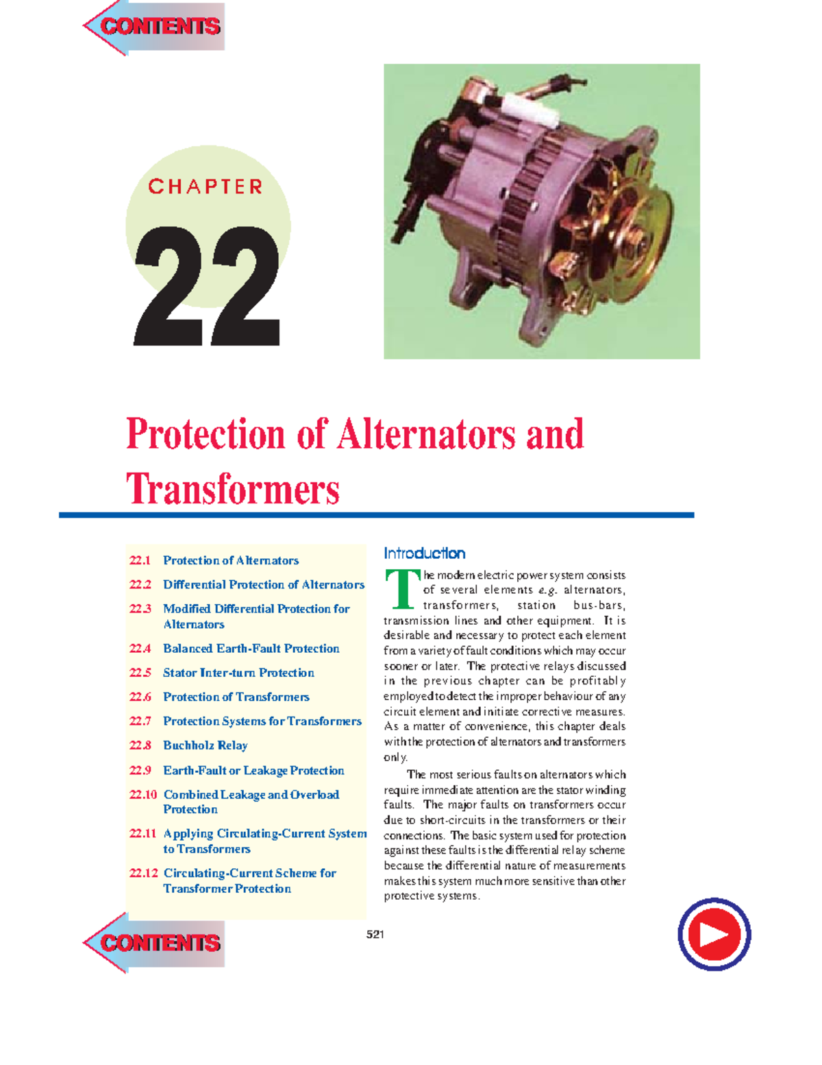 Protection of alternators transformers - Protection of Alternators and ...