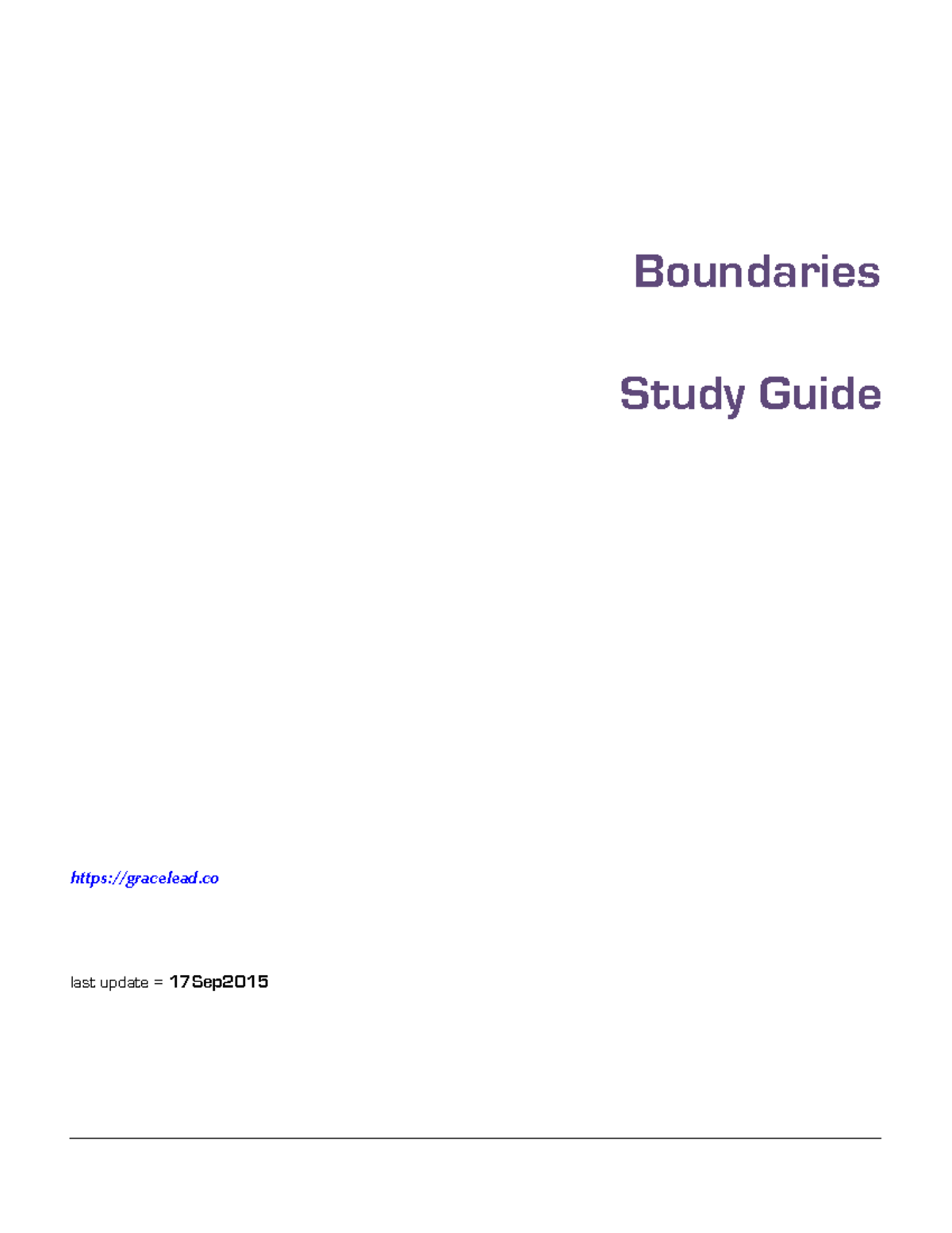 Boundaries-study - boundaries study - guiding the light of improvement ...