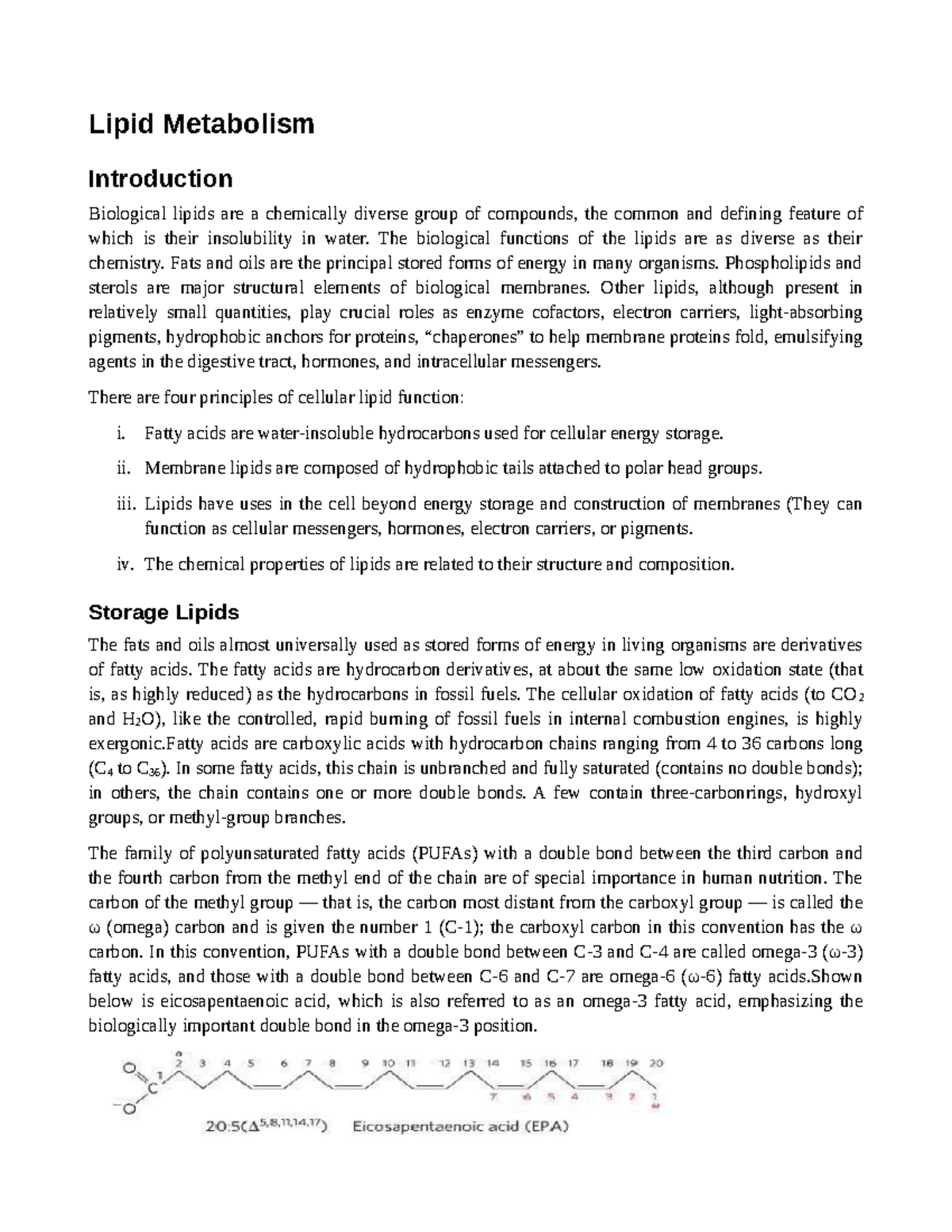 Digestion mobilization and transport of fats - Lipid Metabolism ...