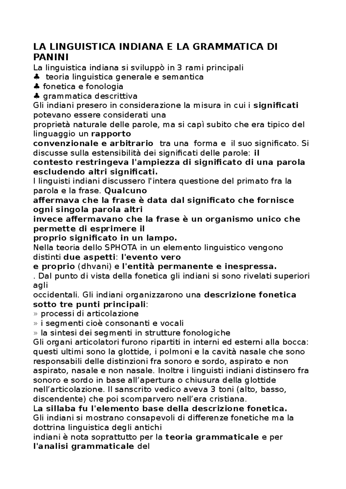 Grammatica di panini ( linguistica moderna) - LA LINGUISTICA INDIANA E ...