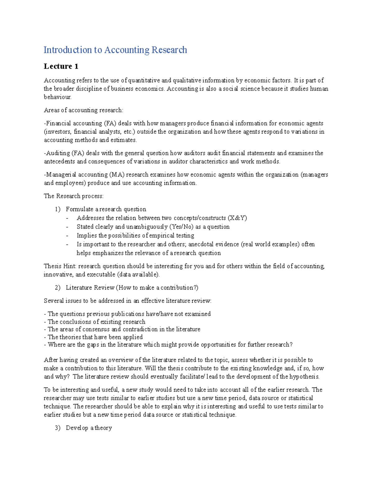 IAR lecture 1-3 - College-aantekeningen 1-3 - Introduction to ...