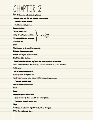 PSCL 282 Chapter 1 - 0 Statistics set of tools & techniques to describe, organize, & - Studocu
