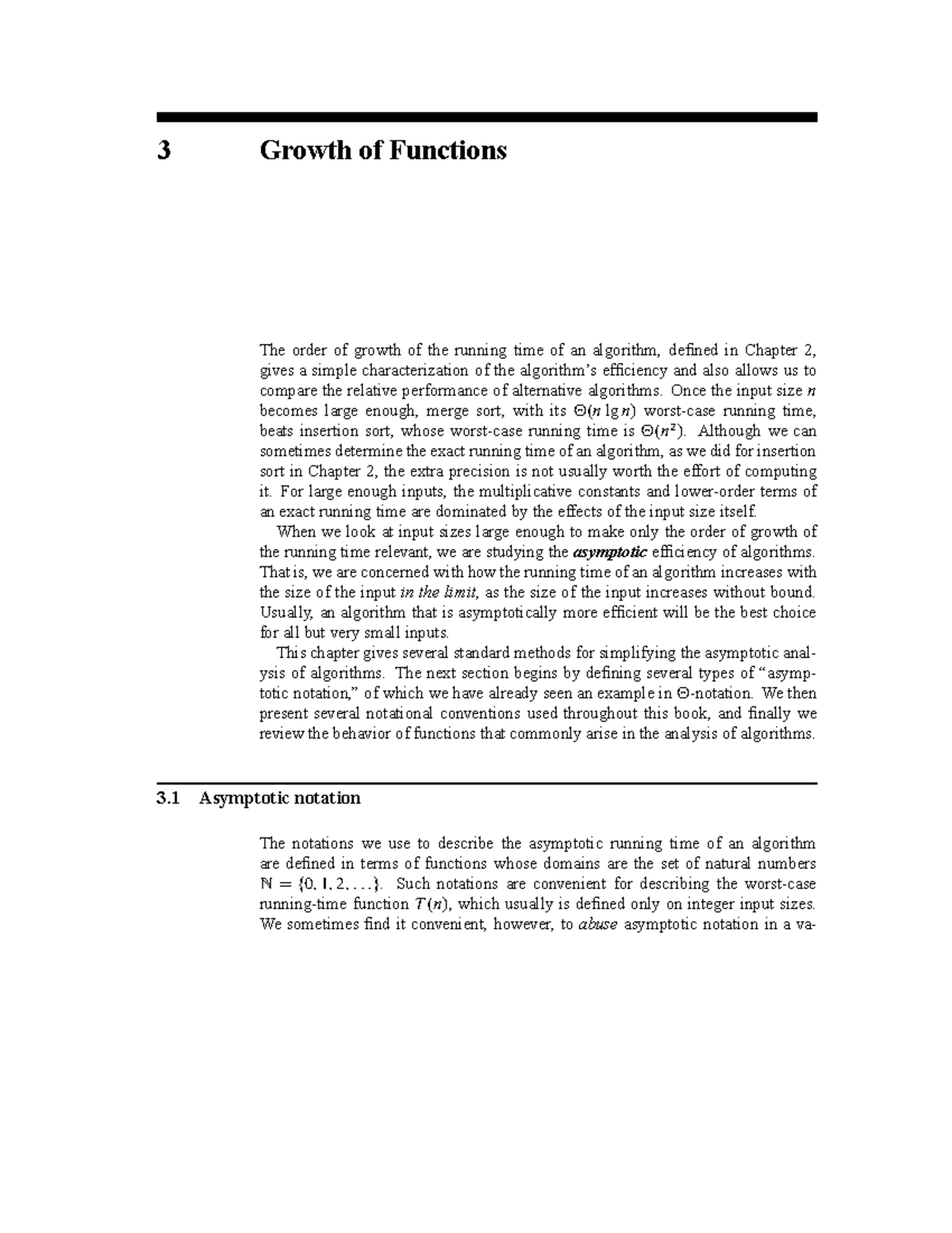 03. Ch 3 - Growth Functions Algorithms & Their Analysis. - 3 Growth of ...