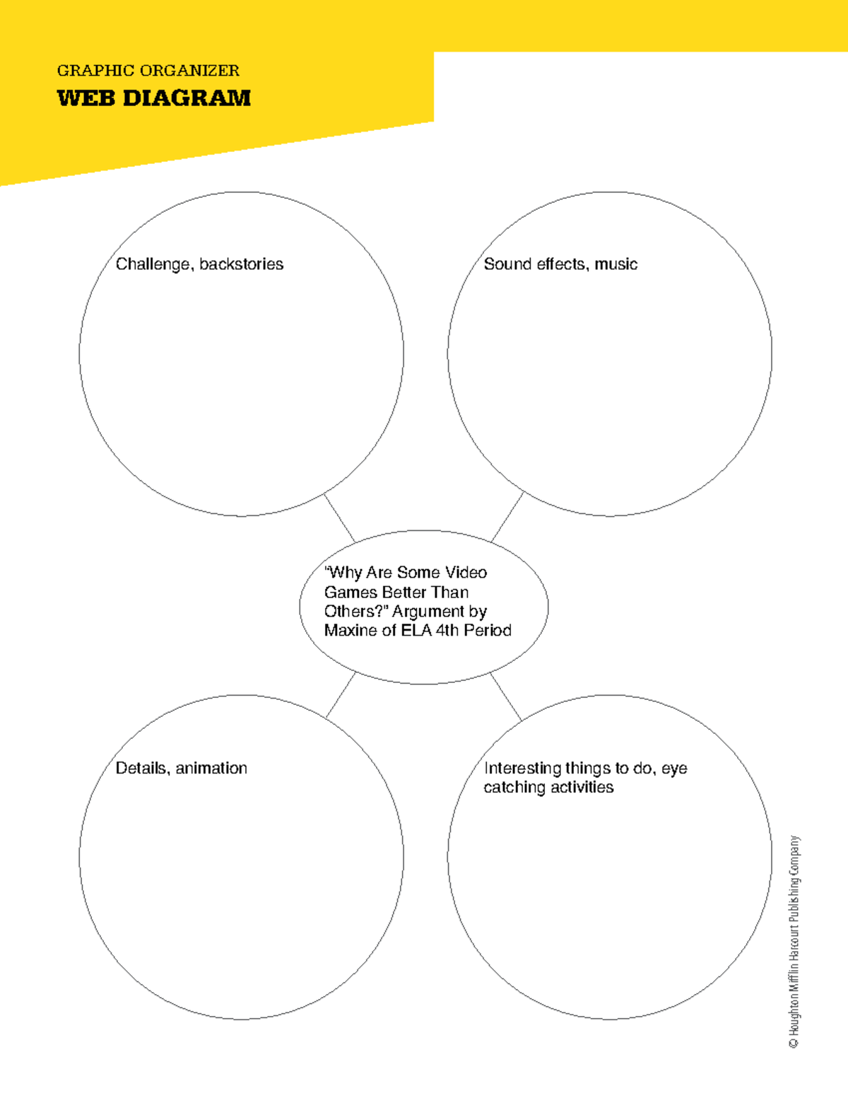 612le 03 ese webdiagram go - 0610 - © Houghton Mifflin Harcourt ...