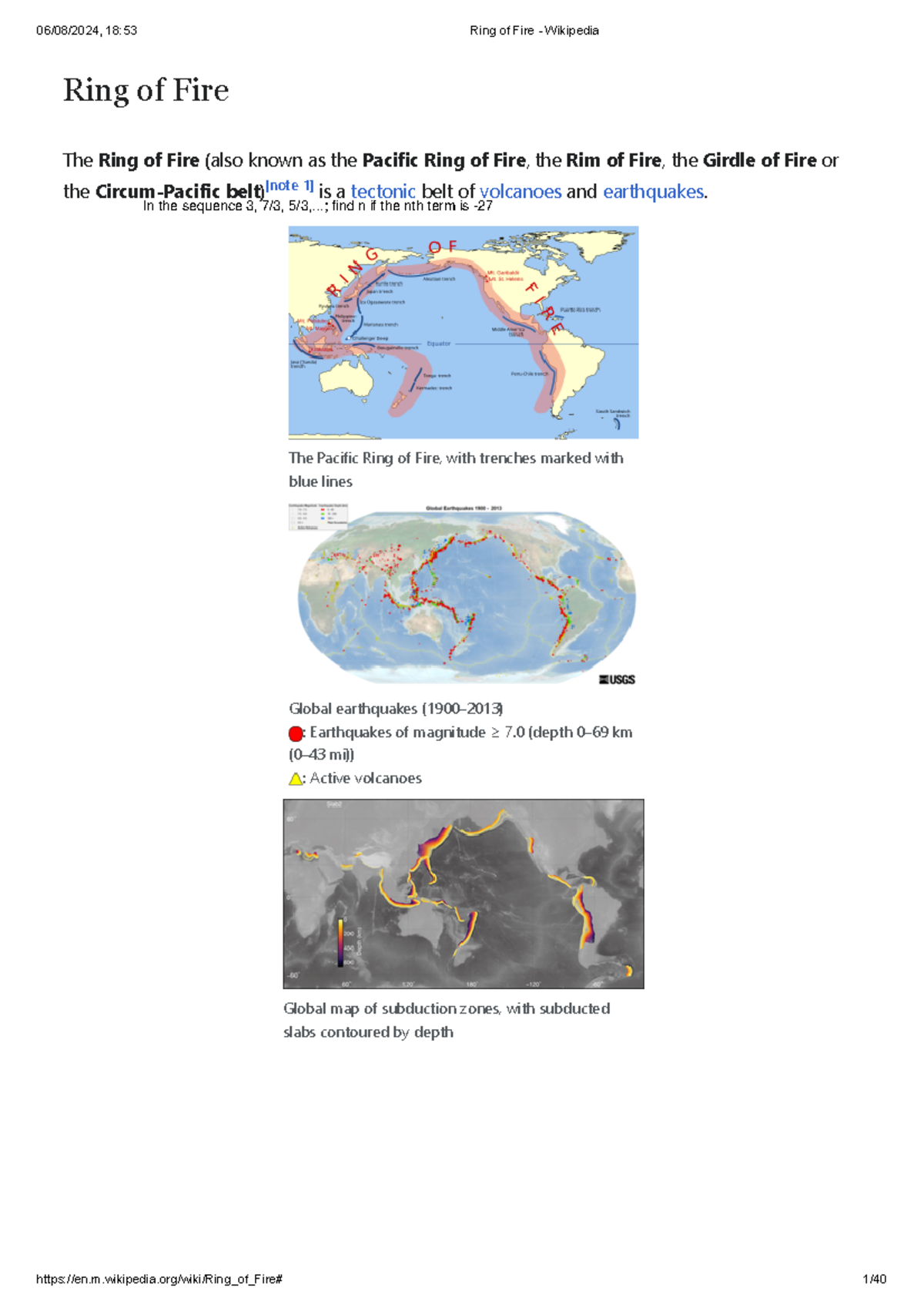 Ring of Fire - Wikipedia - Ring of Fire The Ring of Fire (also known as ...