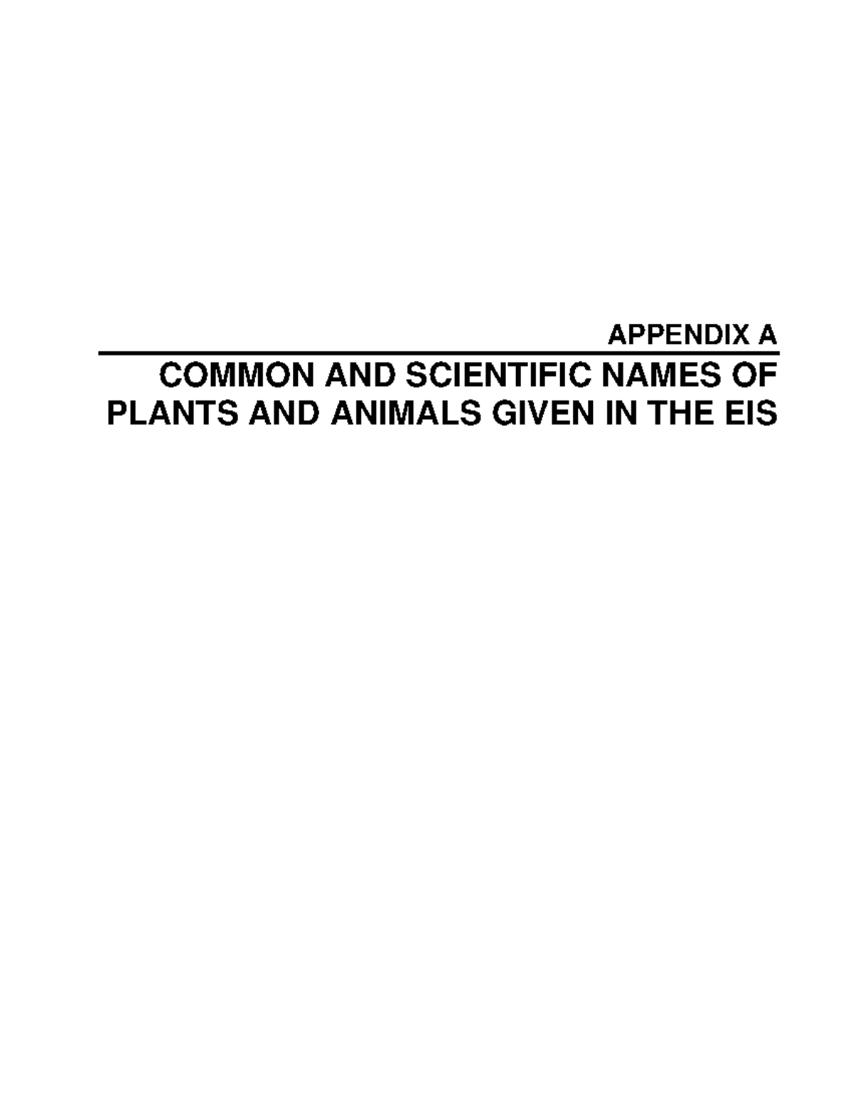 12 Appendices A B and C - Helpful material to study - APPENDIX A COMMON AND SCIENTIFIC NAMES OF ...