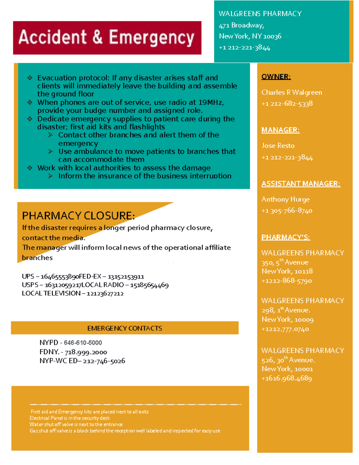 390897273-Emergency Preparedness Poster - EMERGENCY CONTACTS NYPD - 646 ...