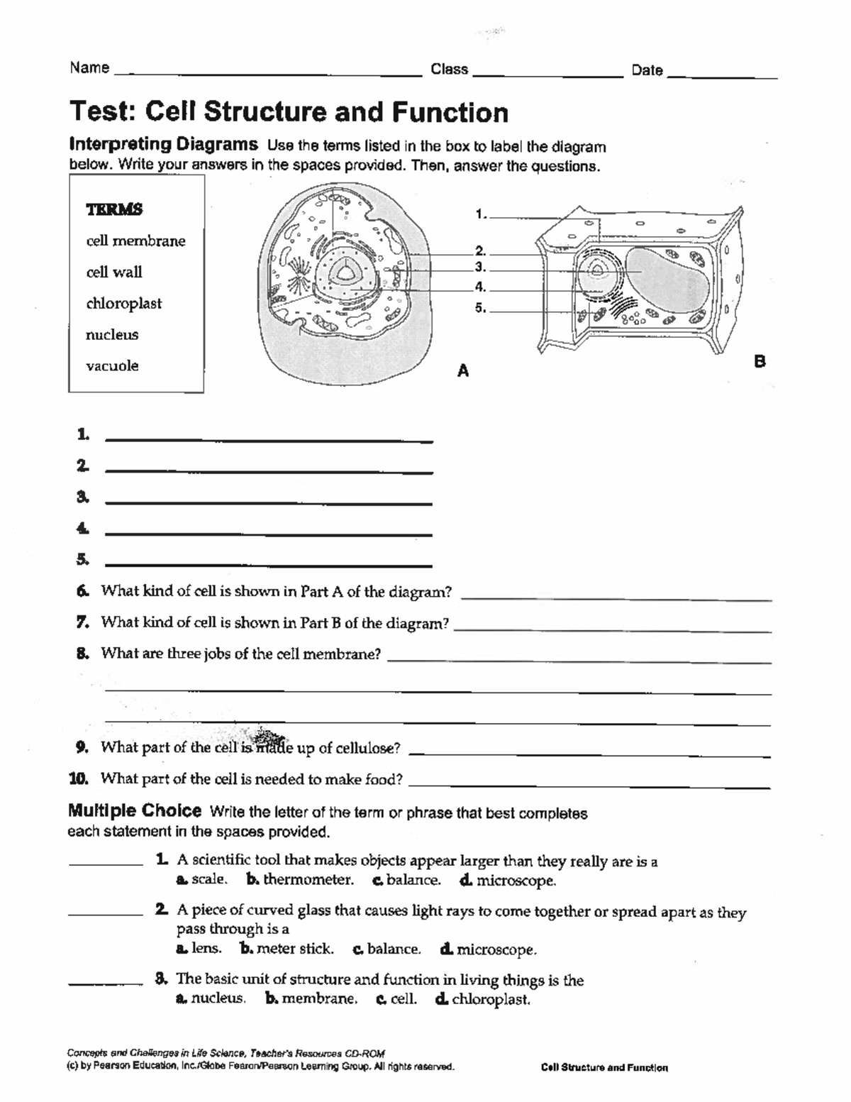 Cell+Structure+and+Function - BIO 202 - Studocu
