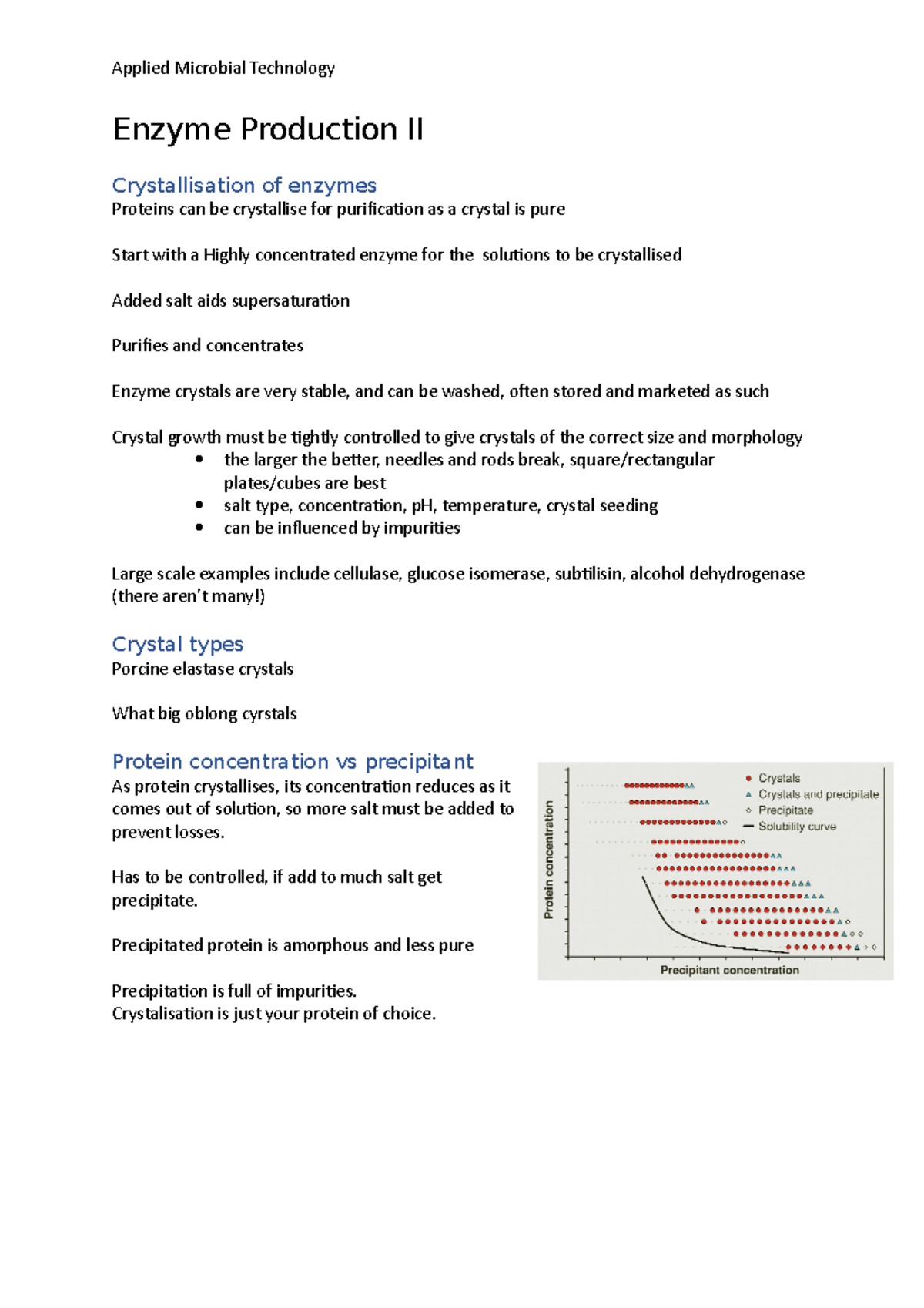 Applied Microbial Technology - Enzymes 2 * - Applied Microbial ...