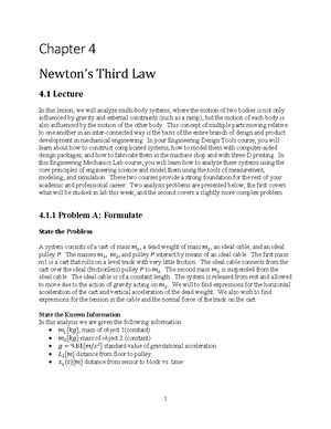 Lecture 2 Newtons Law of Gravity - MECE 102: Engineering Mechanics Lab ...