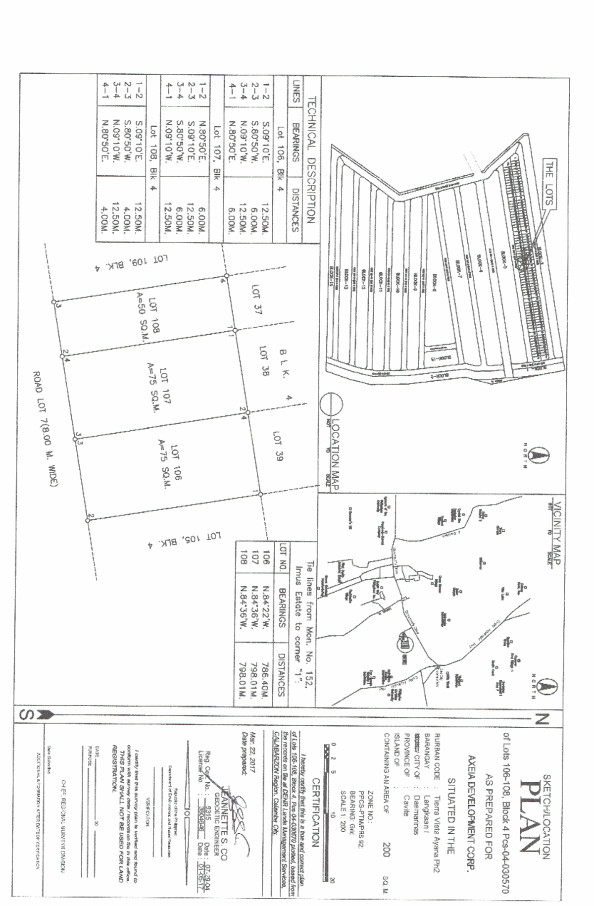 ADC TPD TVA2Individual Lot Plan Block 04 - Civil Engineering - Studocu
