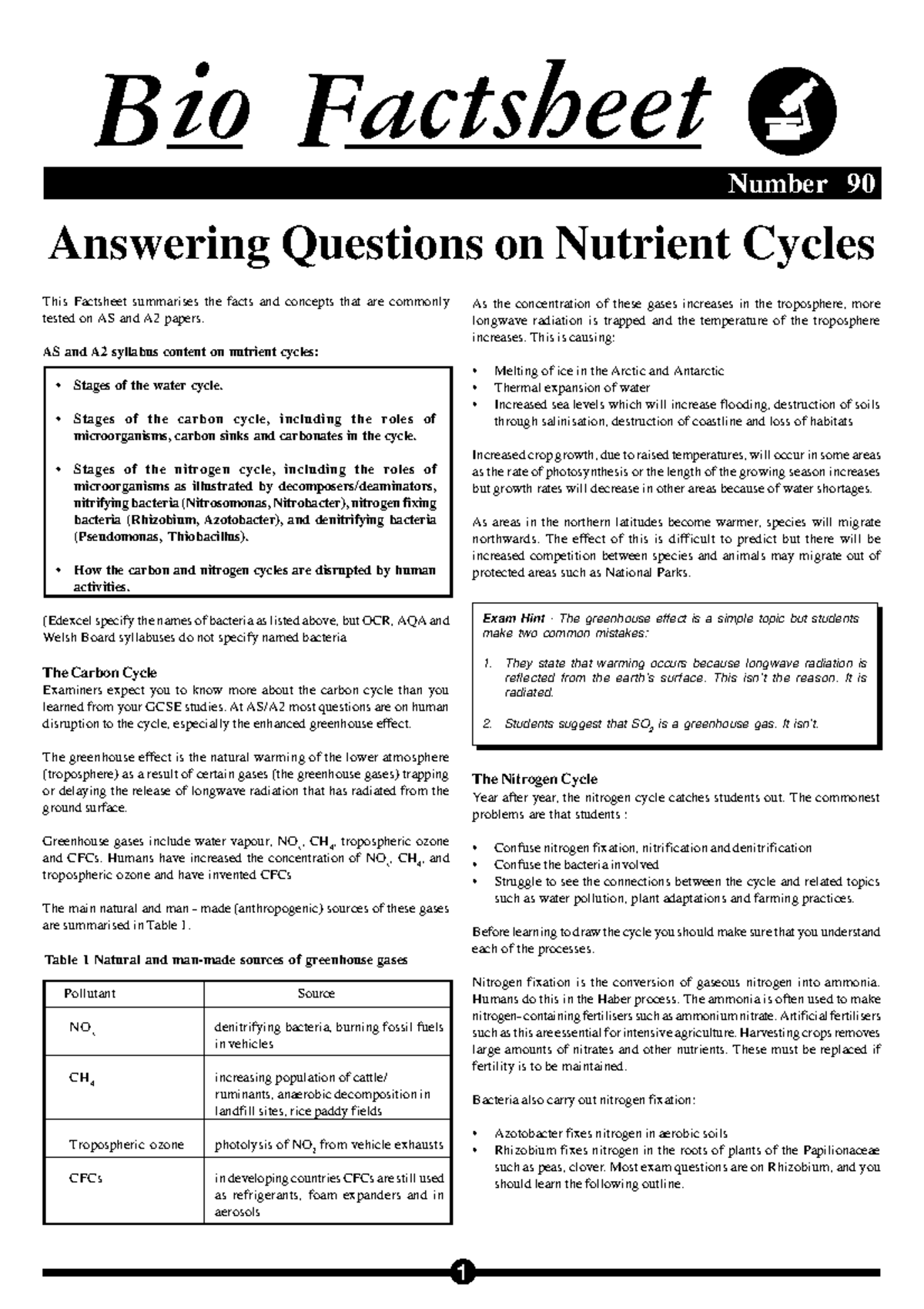 090 - Answering Questions on Nutrient Cycles - Answering Questions on ...