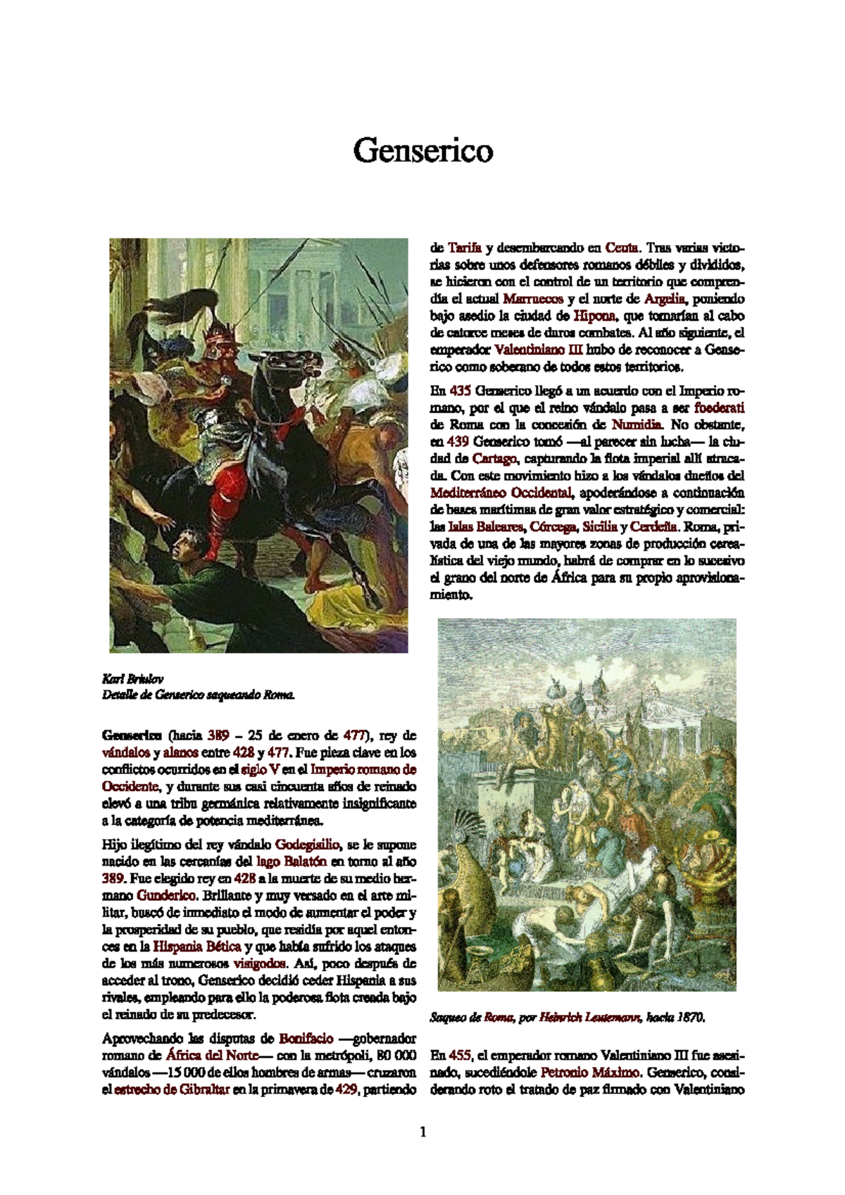 Apuntes Historia Medieval Genserico - Studocu