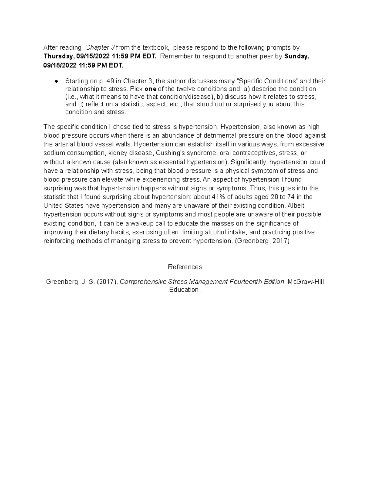 Db week 4 psy 180 - DISCUSSION BOARD FOR WEEK 4 - After reading Chapter ...