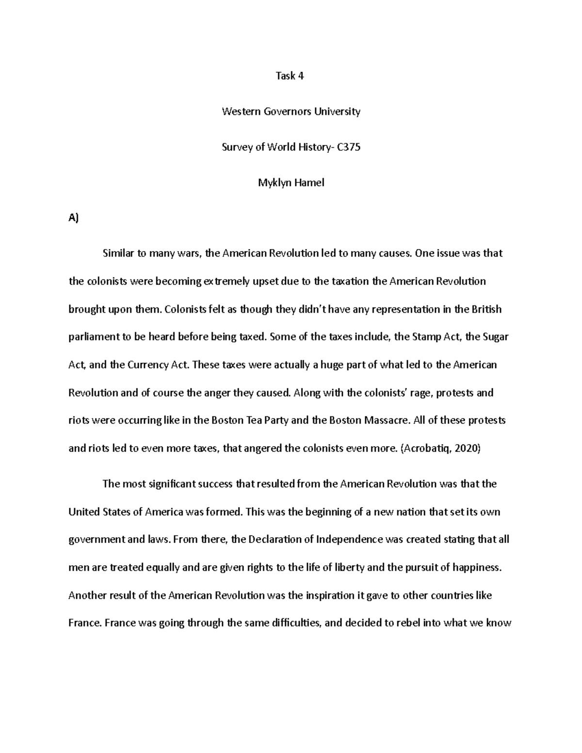 Task 4 - This task was one of the easiest and one of the most fun to ...