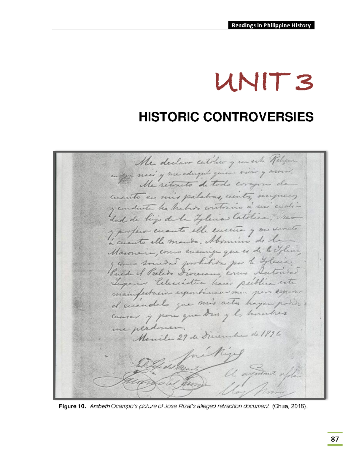 Unit-3-RIPH - The pdf information discusses the historical events and significance. - UNIT 3 ...