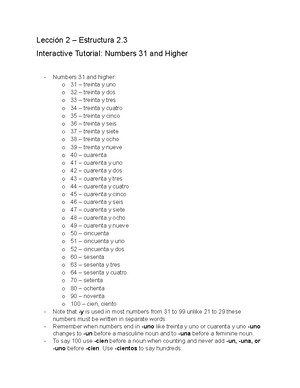 Lección 3 - Estructura 3.1 - Tutorial Notes on Descriptive Adjectives ...