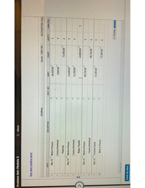 Module 2 cengage part 2 excel - ACC202 - SNHU - Studocu
