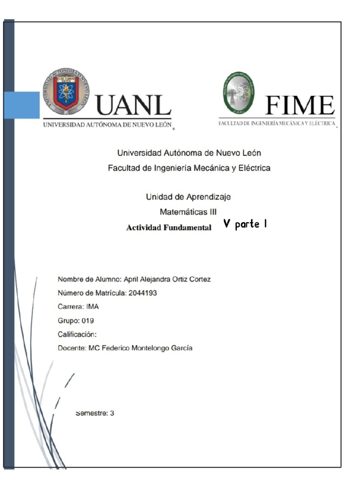 Portadas mate 3 - Matemáticas 3 - Studocu