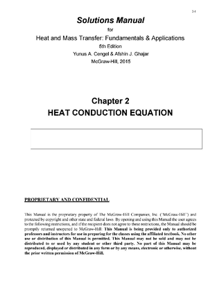 Heat transfer Chapter 11 Heat Exchanger 1 set - MCB3033 – HEAT TRANSFER ...