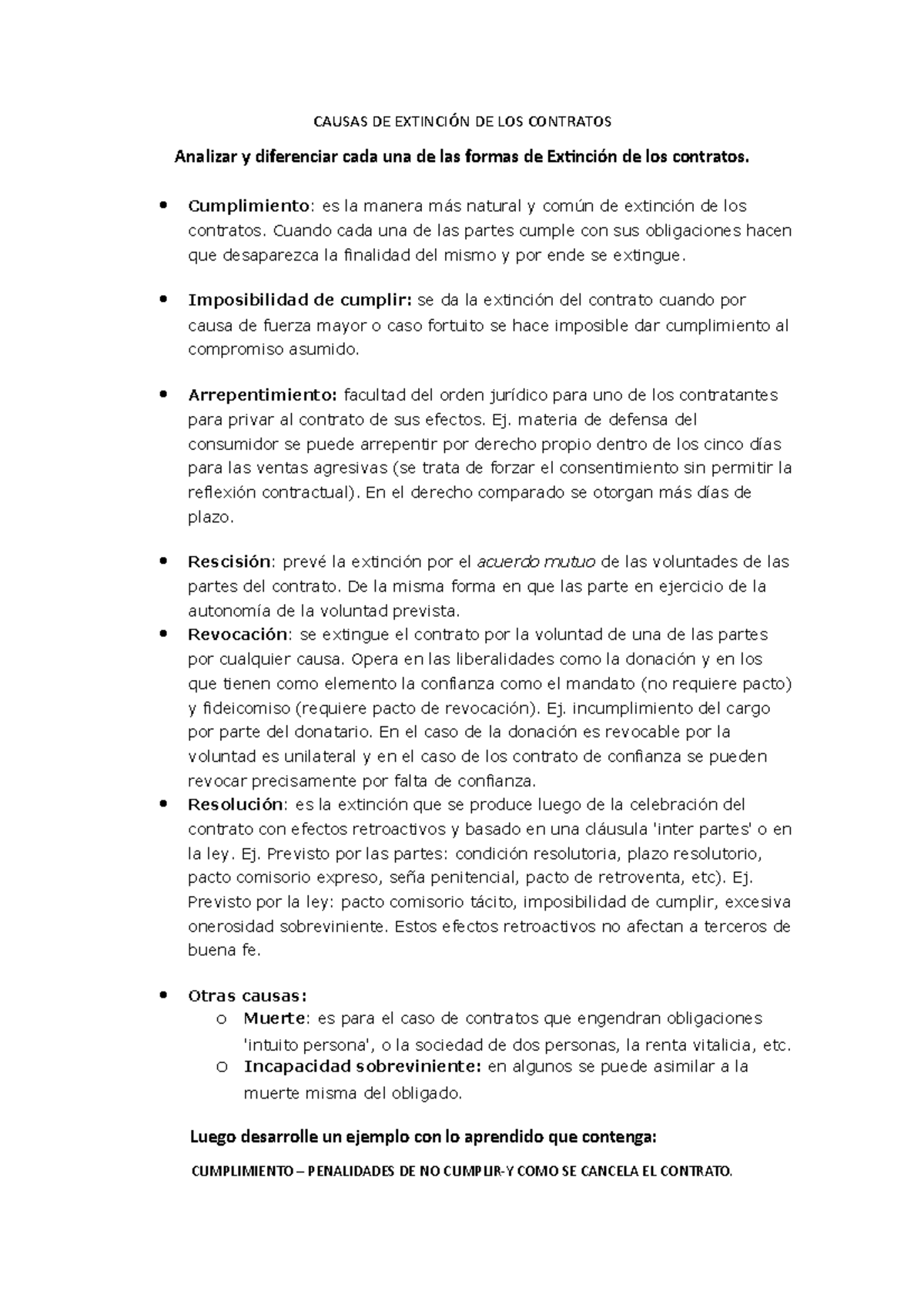 Tarea Unidad v - Warning: TT: more functions defined than expected CAUSAS DE EXTINCIÓN DE LOS ...