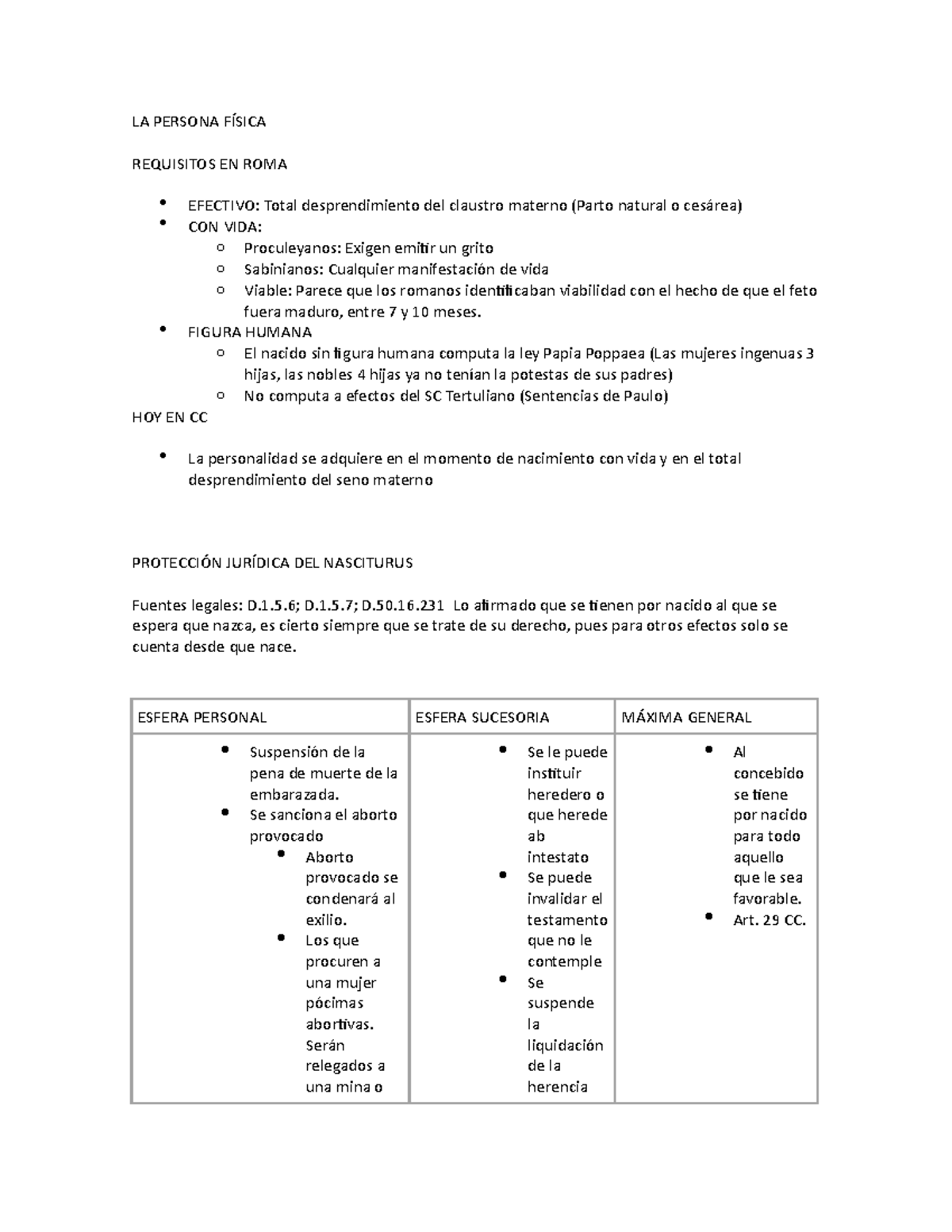 LA Persona Física Y Persona Jurídica Capacidad Jurídica Y DE Obrar - LA ...