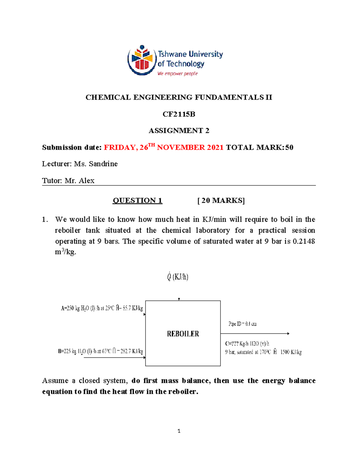 5d54952 c4770d3803115 ee8ad2162996 - CHEMICAL ENGINEERING FUNDAMENTALS ...