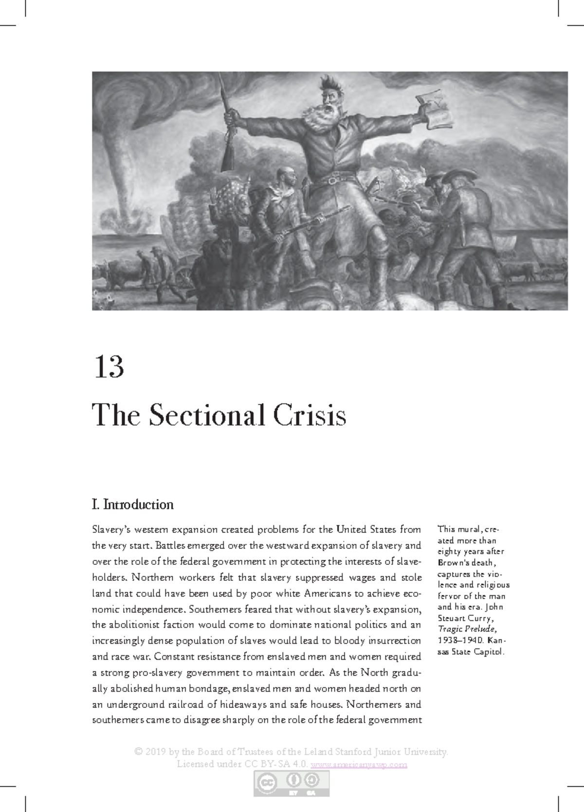 Chapter 13 The Sectional Crisis (YAWP) - 13 The Sectional Crisis I ...