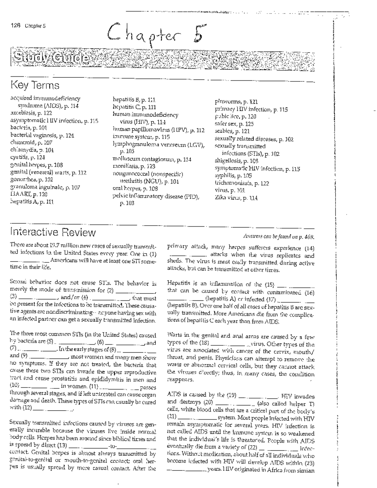 Chapter 5 Study Guide-1 - PSYCH 306 - Studocu