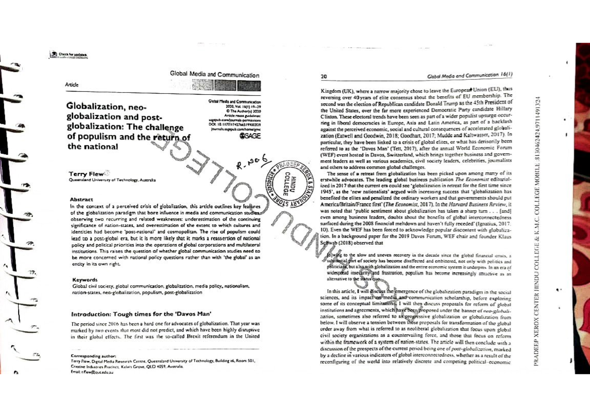 Gp2 - Helpful - Global Politics - Studocu