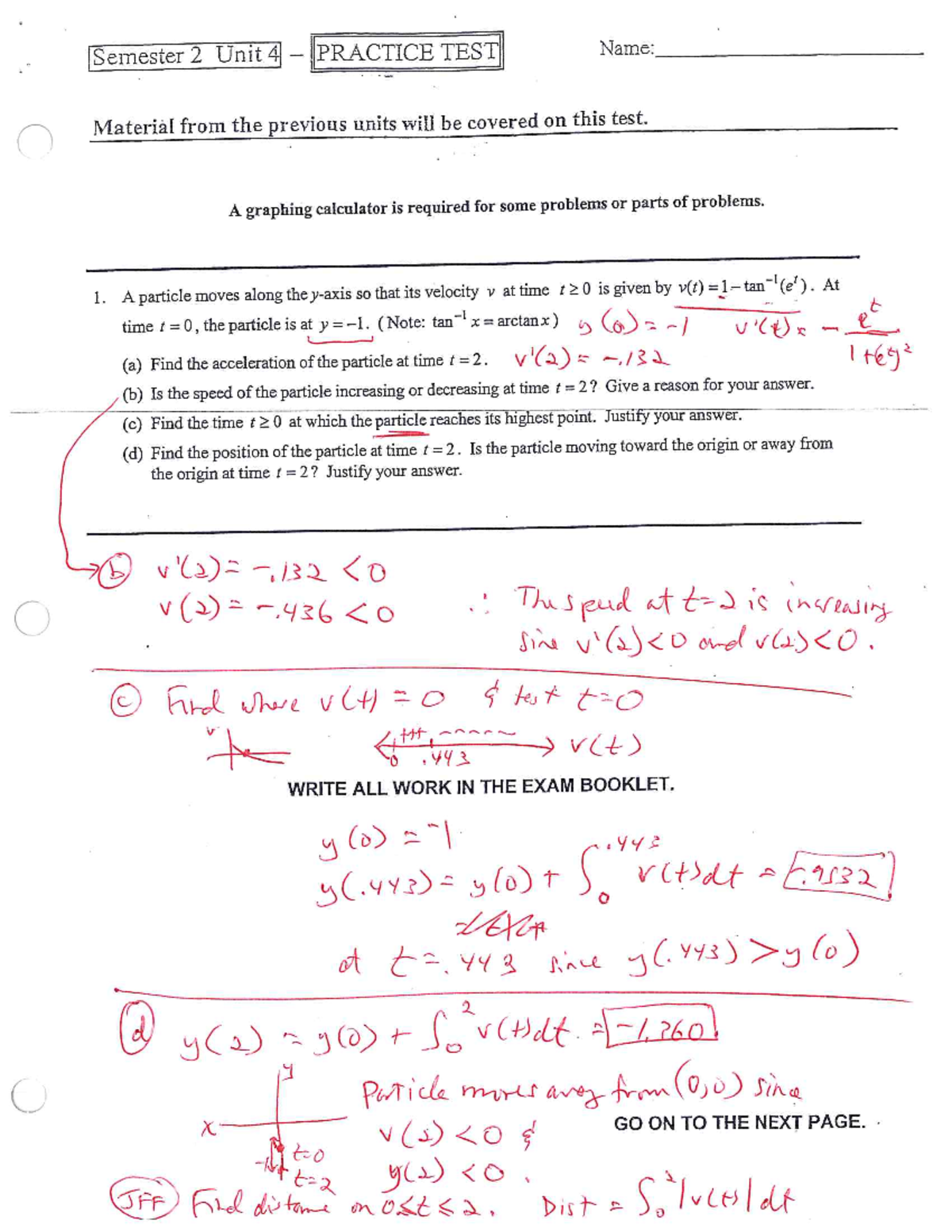 FRQ Practice Packet for Final - Answers - with work - ENGR 112 - Studocu