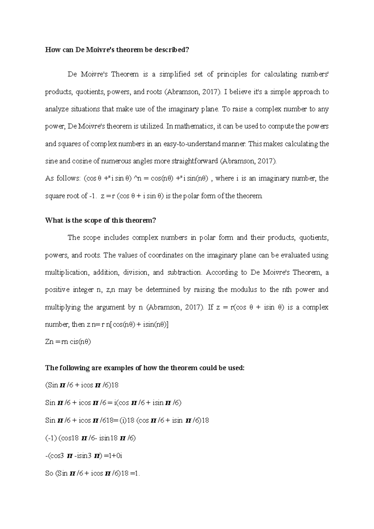 Business Administration- Math 1201, Discussion Forum Unit 8. - How can ...