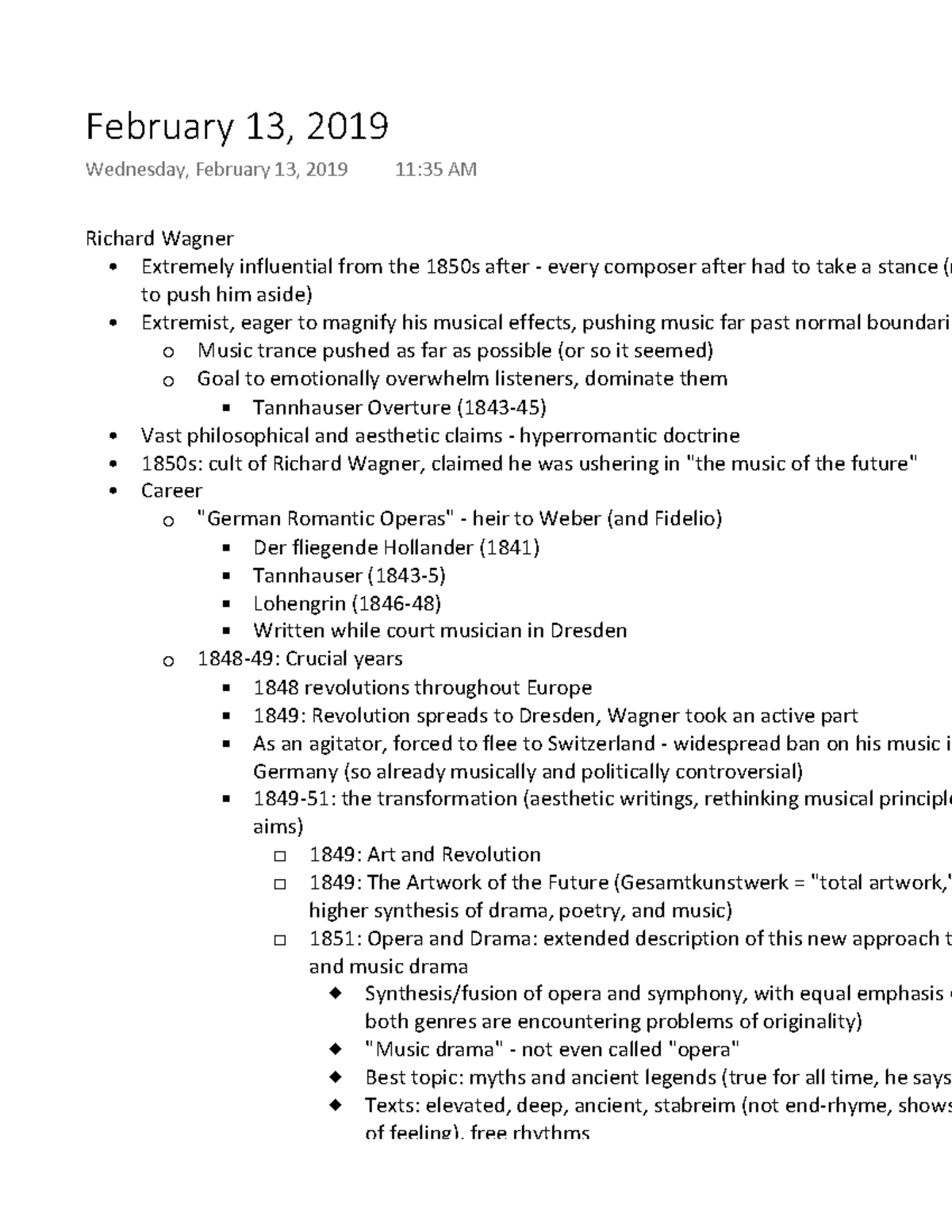 Wagner and His Music - Richard Wagner Extremely influential from the ...