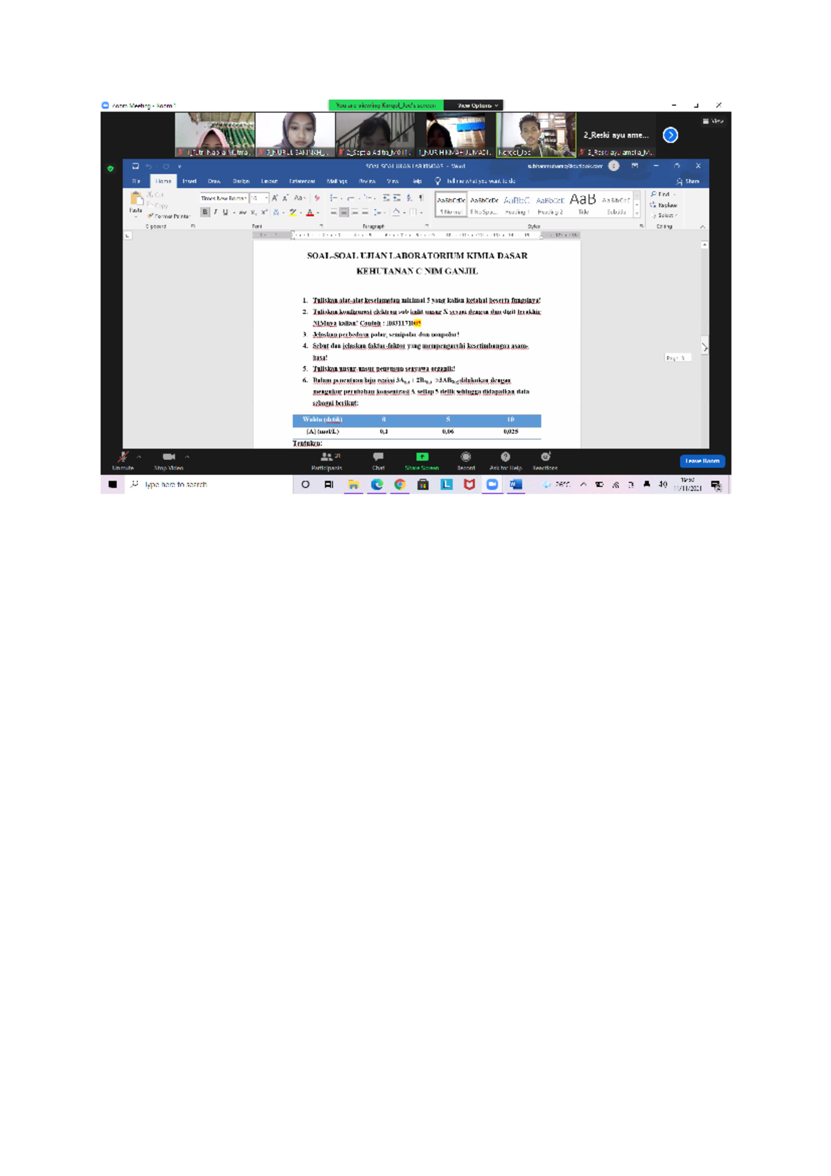 Doc3 - wjdfbhsksjk - Kimia - UNHAS - Studocu