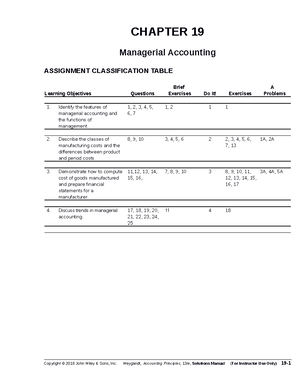 Chapter 23 Accounting Principles 13th Edition Solution Manual - CHAPTER ...