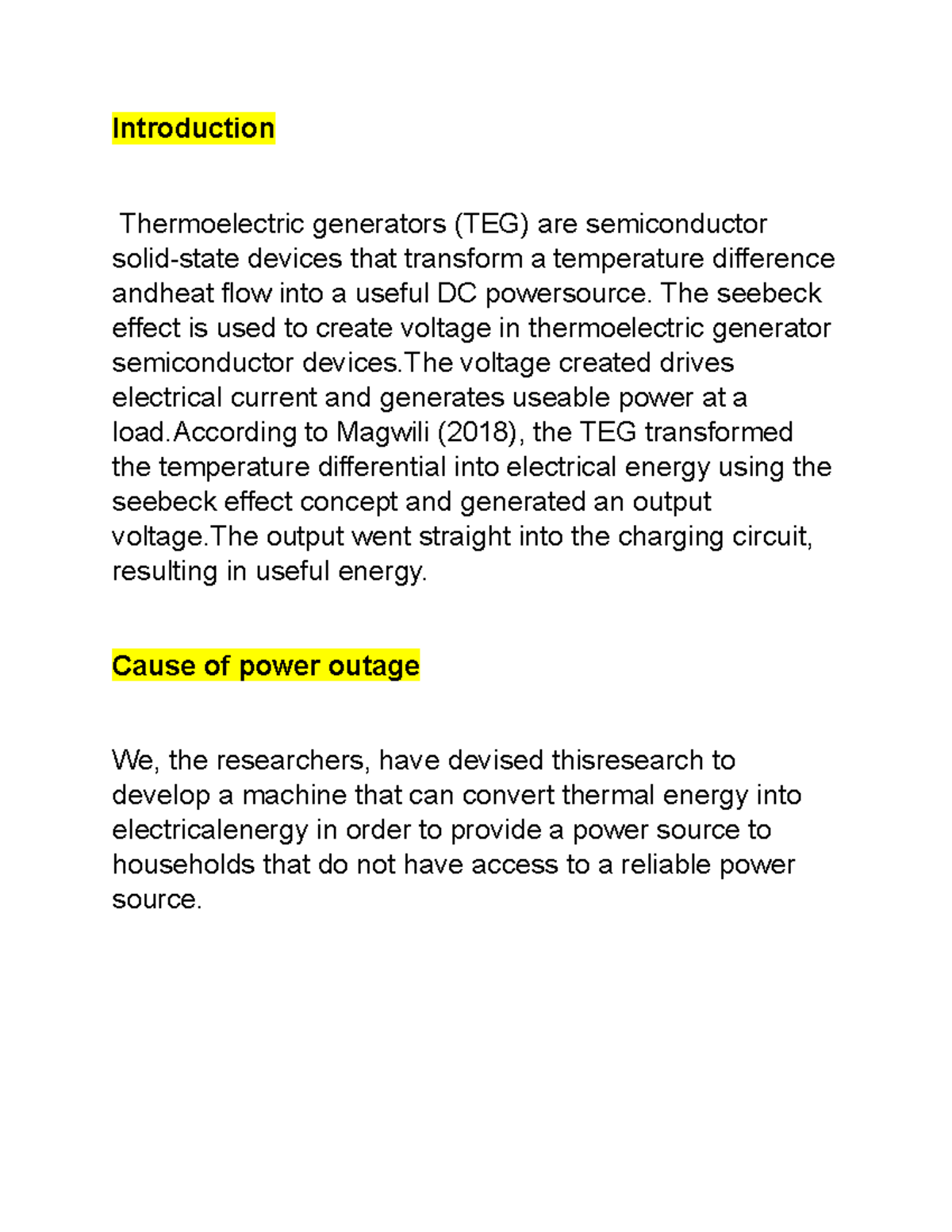 Explanations - explanation - Introduction Thermoelectric generators ...