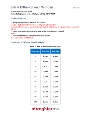Lab Report Smooth Muscle Learn how your gut contracts - NAME: Omolara Oluwatosin Fadojutimi DATE ...