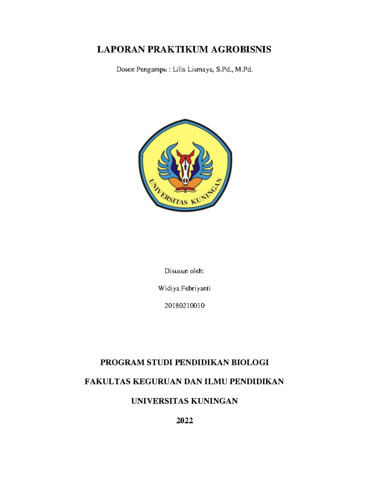 Laprak agro - laporan praktikum agrobisnis - LAPORAN PRAKTIKUM ...
