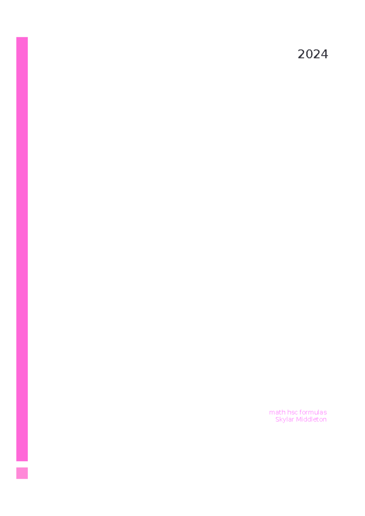 Math hsc notes - formulas - math hsc formulas Skylar Middleton 2024 ...