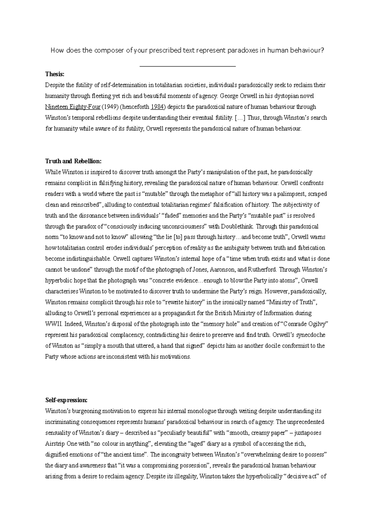 Paradoxes - 4U Practice paper to prepare for the final HSC exams. - How ...