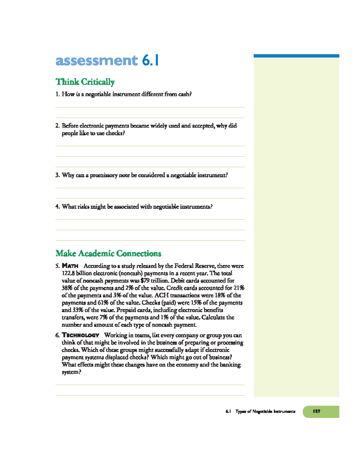 C6 assessment 6 - require - finance - Studocu