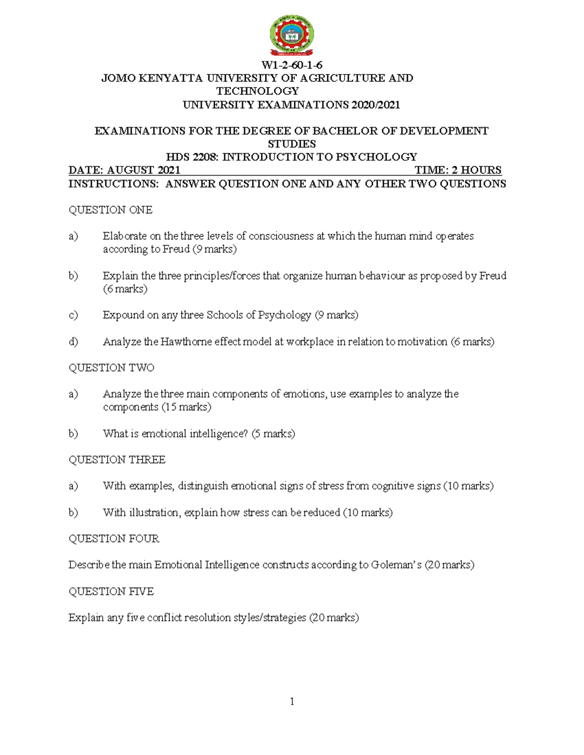 Psychology - Studocu