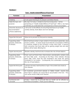 MUET Speaking Notes - English - Studocu