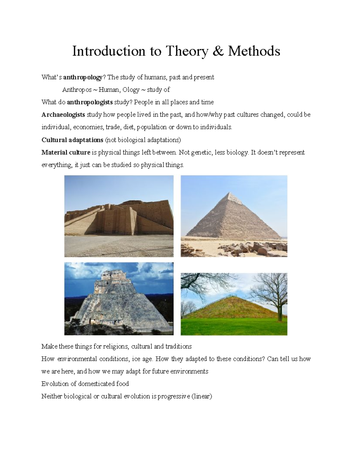 Archaeology Note 1 - Methods that Archaeologists use to survey a study ...