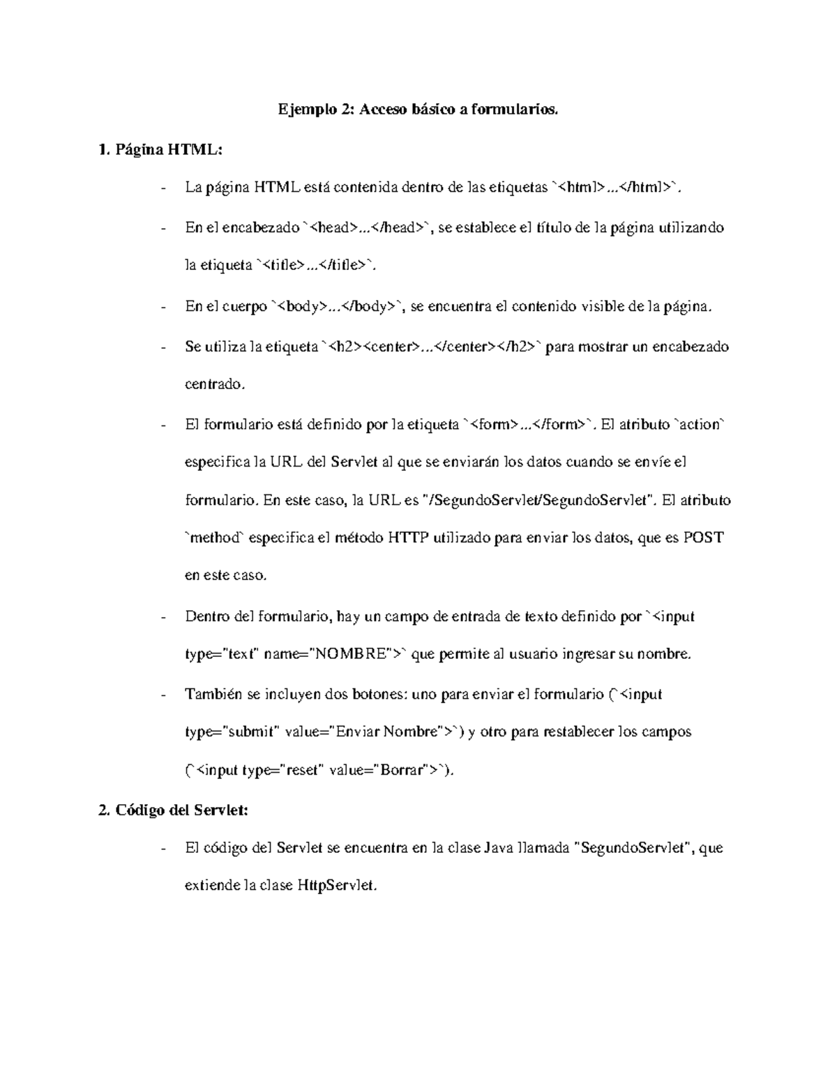 Tarea 225 - Programación web - Ejemplo 2: Acceso básico a formularios ...