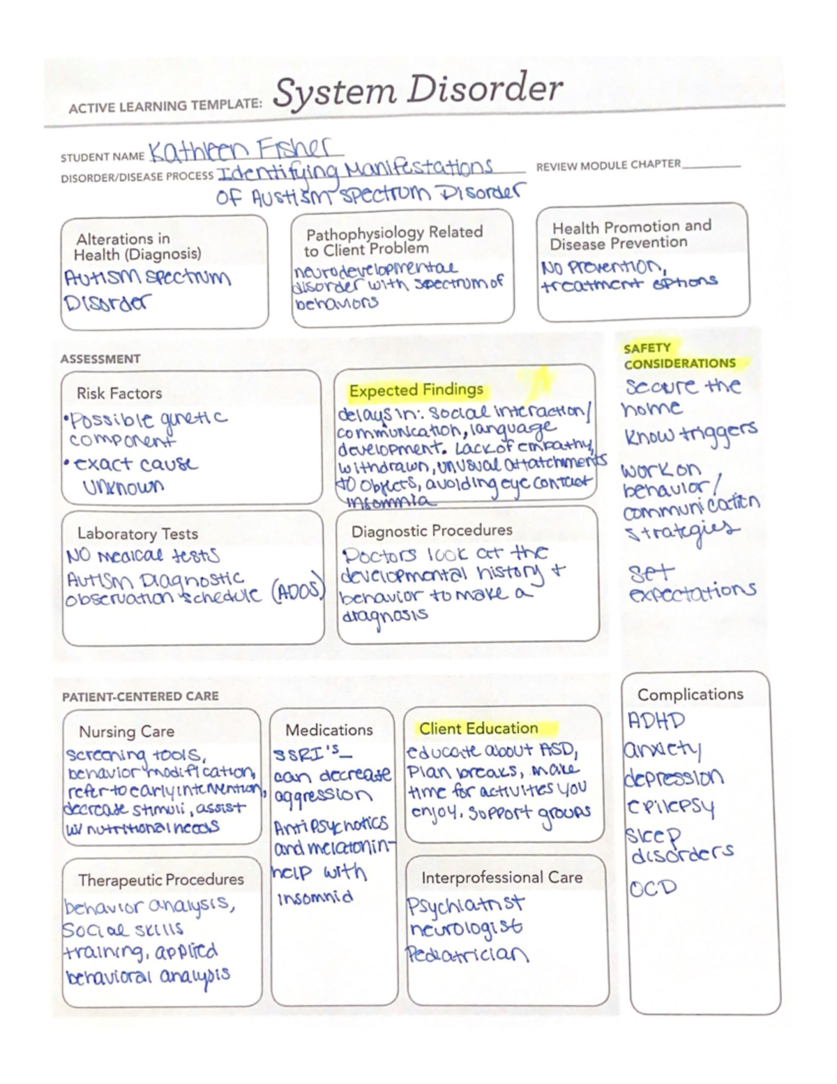 Studoc - ATI templates - NURS 405 - Widener - Studocu