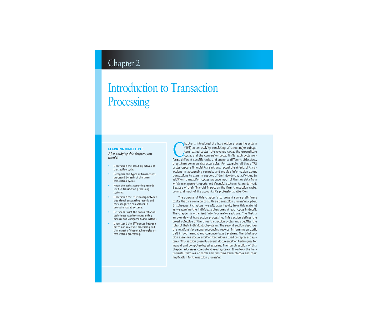 5. Chapter 2 - Introduction to Transaction Processing ...