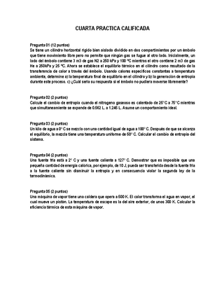 Ejercicios-de-Termodinamica - Problemas y ejercicios resueltos de Termodinámica I Julián Moreno ...