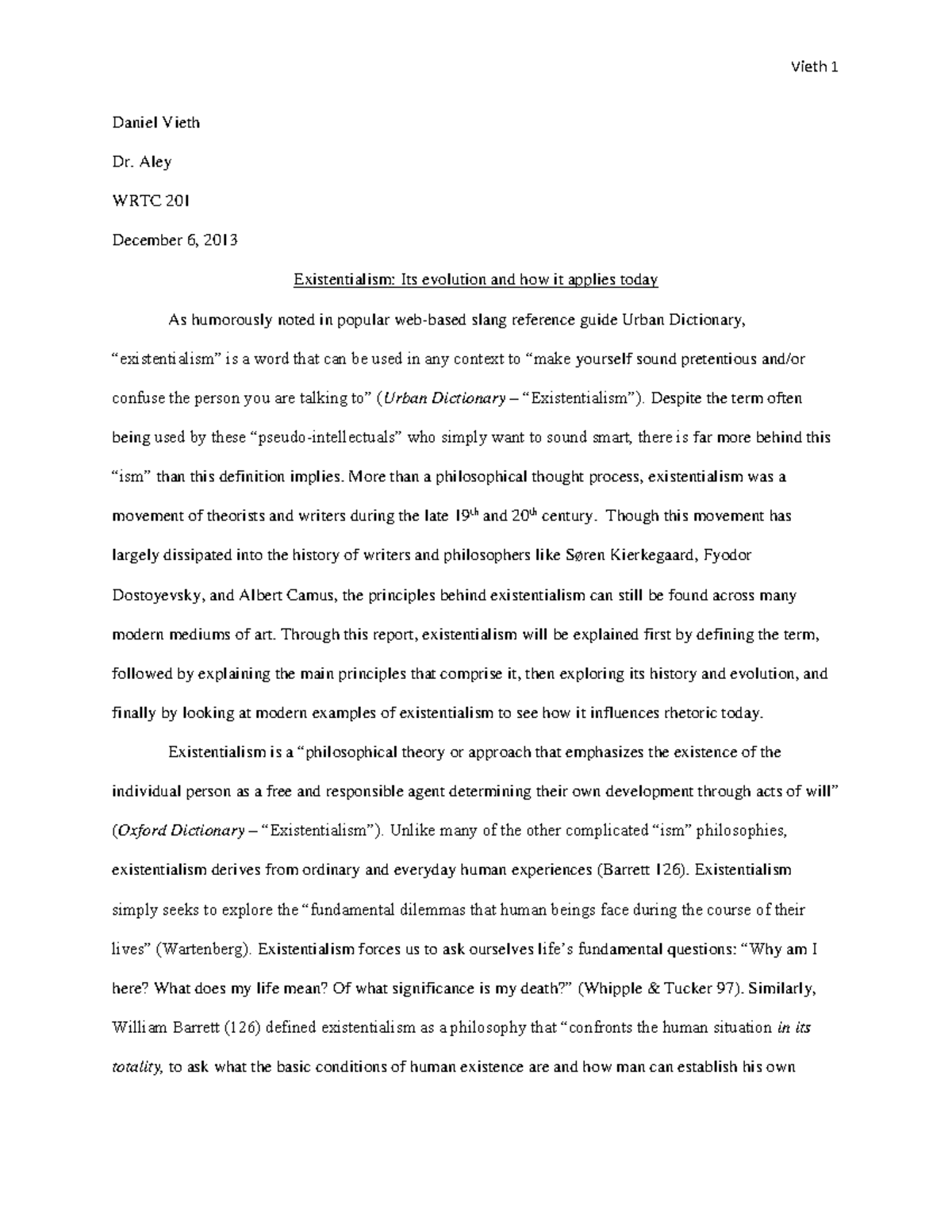 Existentialism -Its-Evolution-and-How-It-Applies-Today - Daniel Vieth ...